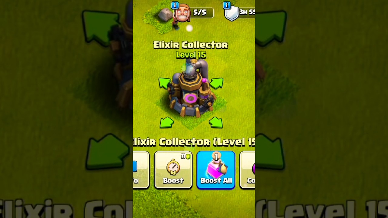 Level 1 - Max Level [Elixir Collector] #clashofclans #coc # ...