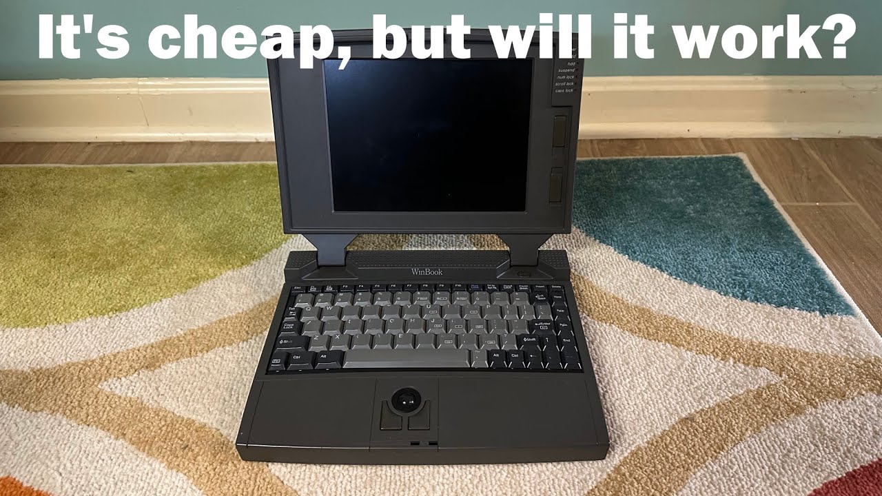 The $30 486 Laptop - WinBook 486C2SX-25C - YouTube