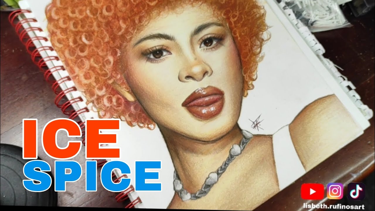 ICE SPICE SPEED DRAWING | lisbeth.rufinosart - YouTube