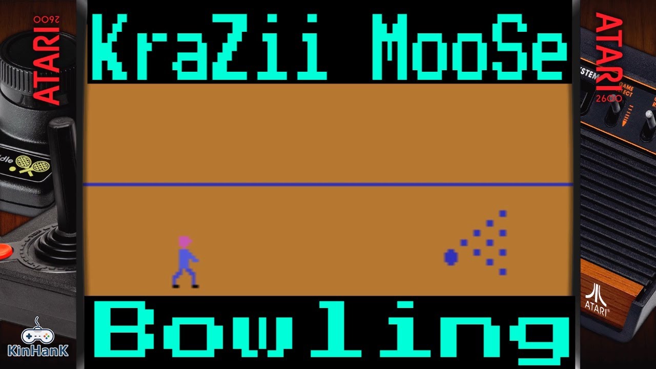 Super Console X Pro 50,000 Games -Atari 2600 - Bowling. Live From The MooSe CaVe - YouTube