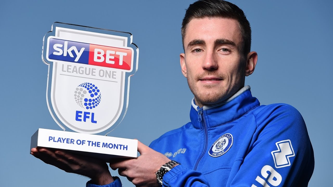 Matty Lund on his Sky Bet League One Player of the Month Award - YouTube