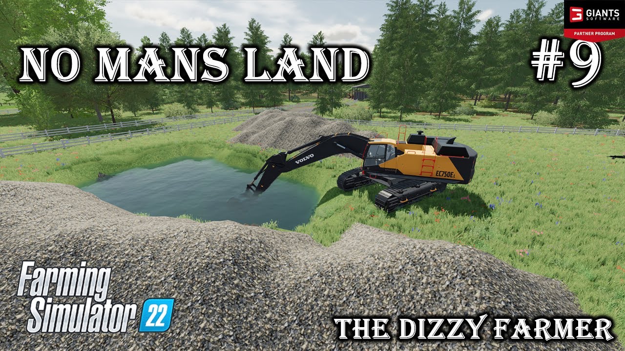 Making a Pond No mans Land EP9 Farming Simulator 22 - YouTube