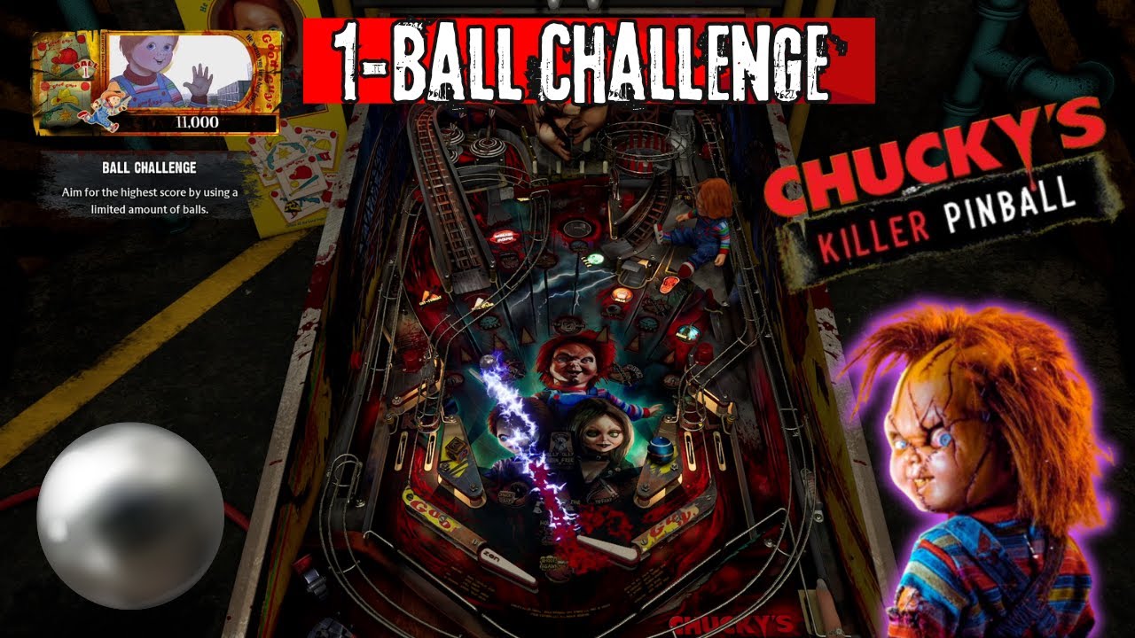 TOURNAMENT : Pinball M - Chucky's Killer Pinball | 1-Ball Challenge ...