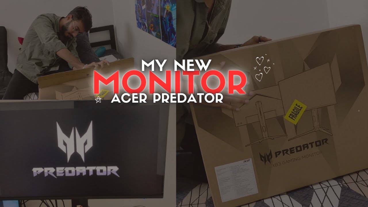Unboxing My New Gaming Monitor (Acer Predator XB253Q F 300Hz) - YouTube