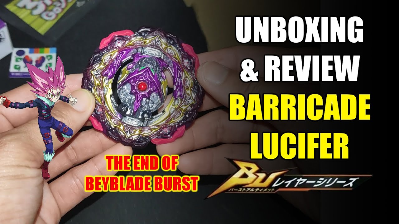 UNBOXING BEYBLADE BARRICADE LUCIFER | REVIEW B-206 THE END OF BEYBLADE ...