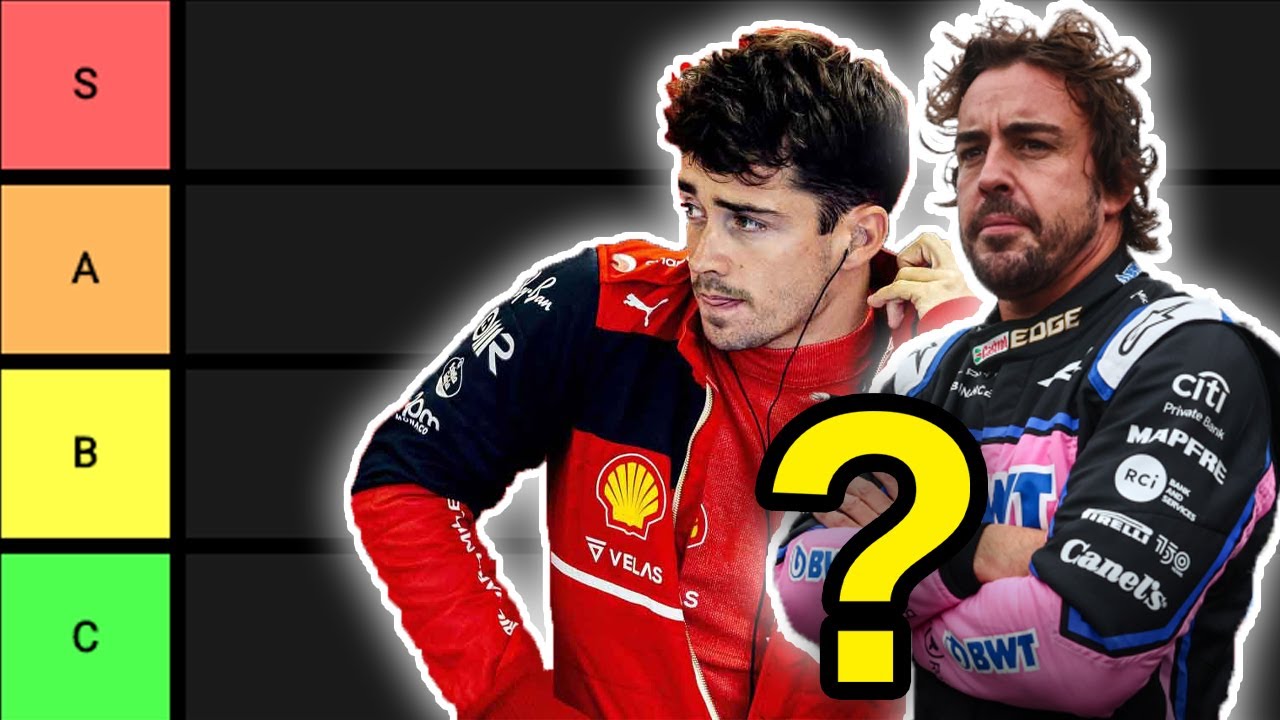 Ranking Every F1 Driver in 2022... (Tier List) - YouTube