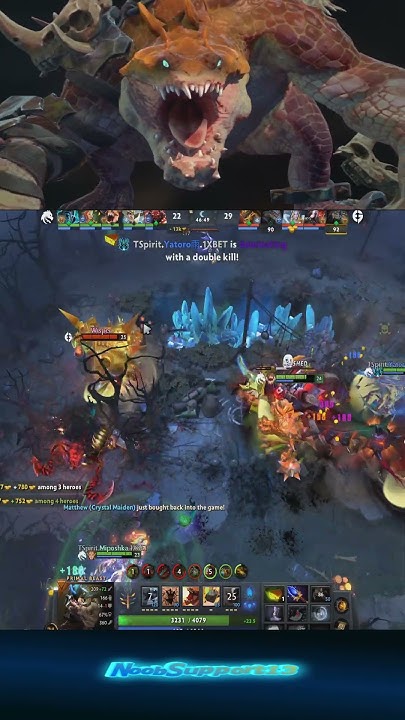 TSpirit Larl Primal Beast Evil Geniuses TI12 Group Stage #dota2 #ti12 #shorts - YouTube