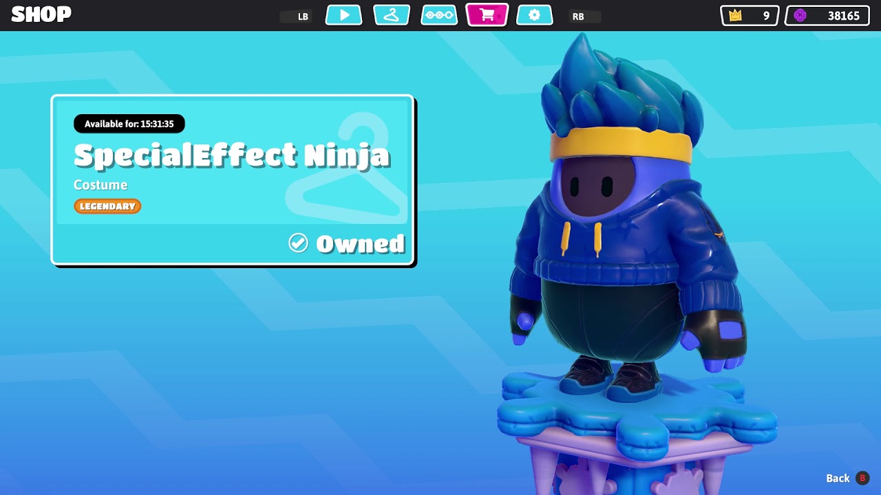 Fall Guys New Ninja Skin And New Show Selector! - YouTube