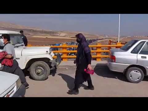 Seqiz, #KurdistanProtests continue in 40th day with #JinaAmini's grave 2022-10-26 Part 19