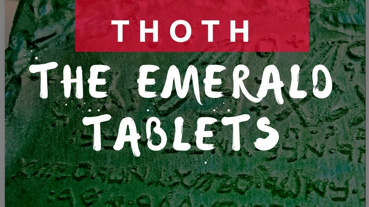 The Legendary Emerald Tablets of Thoth: Hidden History - YouTube