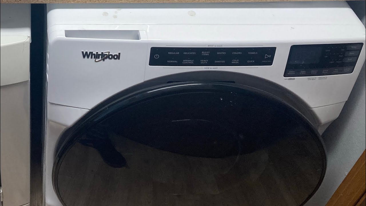 How to Clean & Change the Filter on a Whirlpool Washer (Model WFW5605M ...