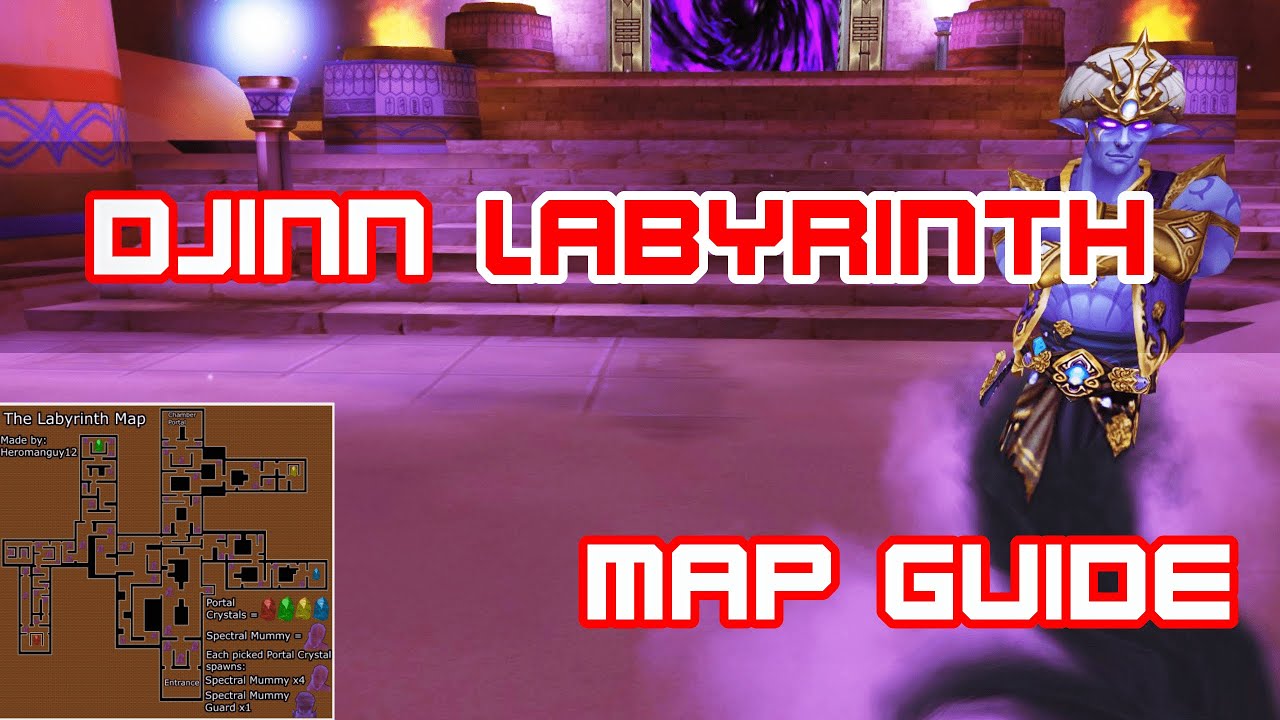 Djin Labyrinth Map Guide 2022 Part 1 - YouTube