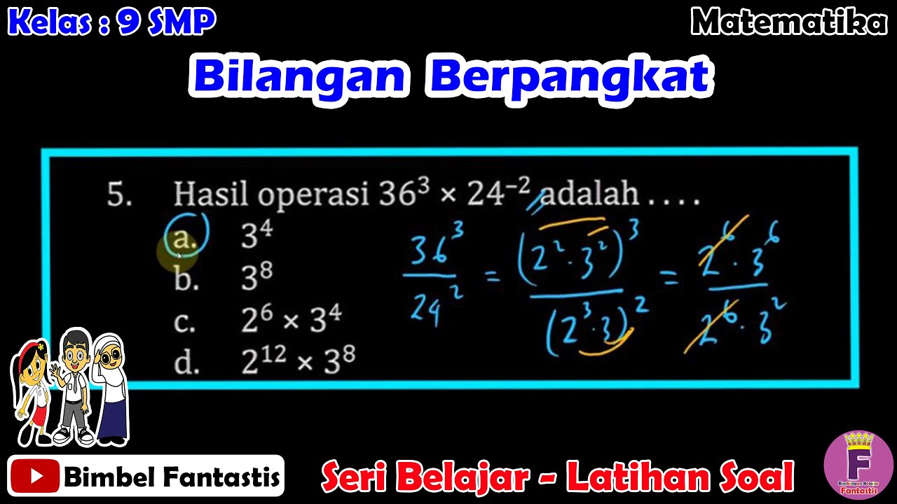 Operasi Pangkat - Bilangan Berpangkat || Seri Belajar || No 5 || 2022 ...