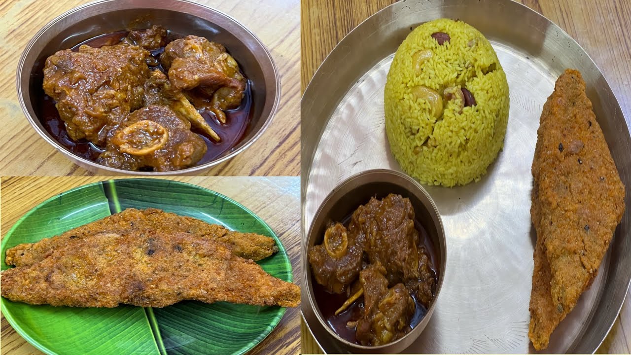Bhetki Macher DIAMOND FISH FRY, Kosha Mangsho, Basanti Pulao🔥 Best ...