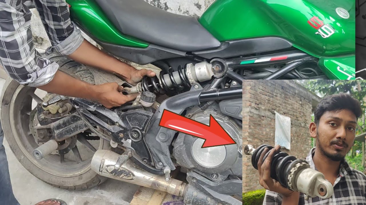 Super bike Benelli TNT 300/600i shock absorber repairing video || socar ...