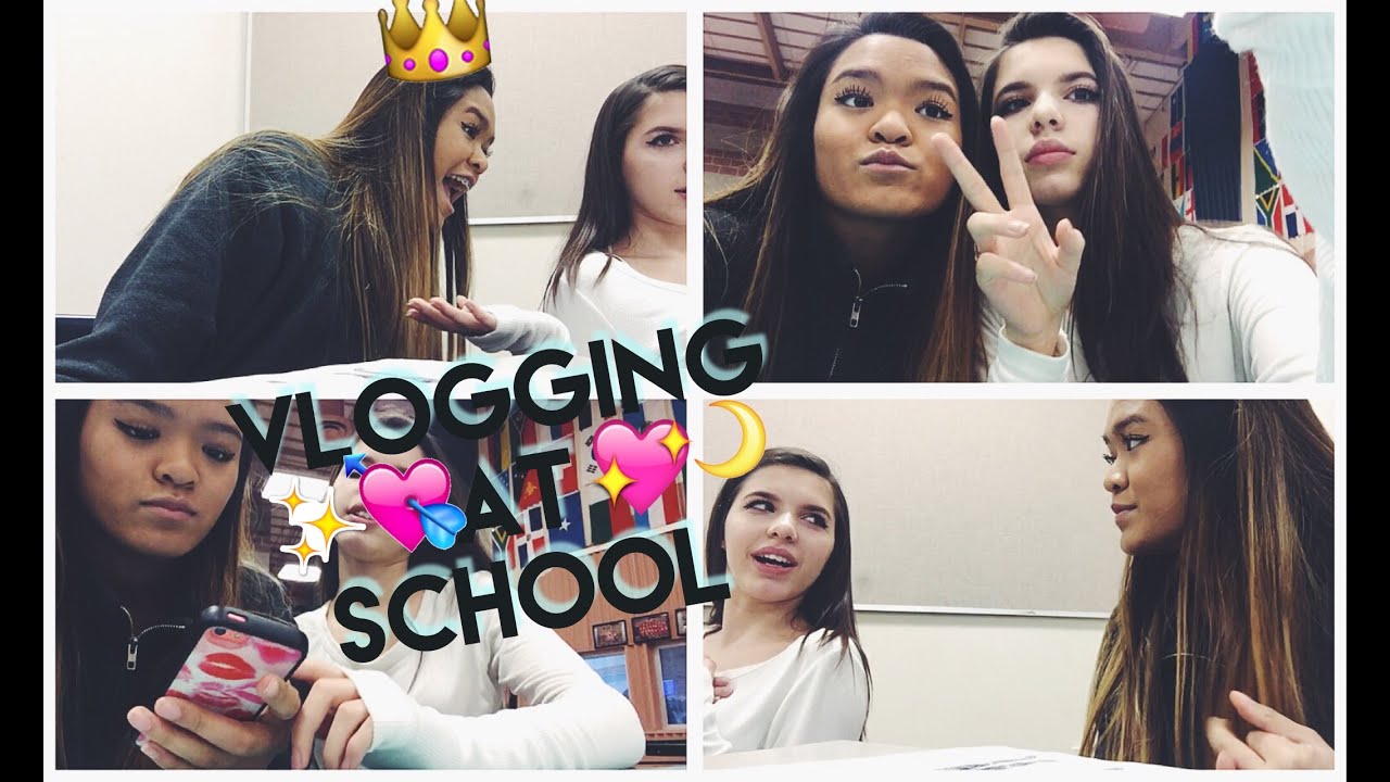 VLOGGING AT SCHOOL PART 5 2/11/16 - YouTube