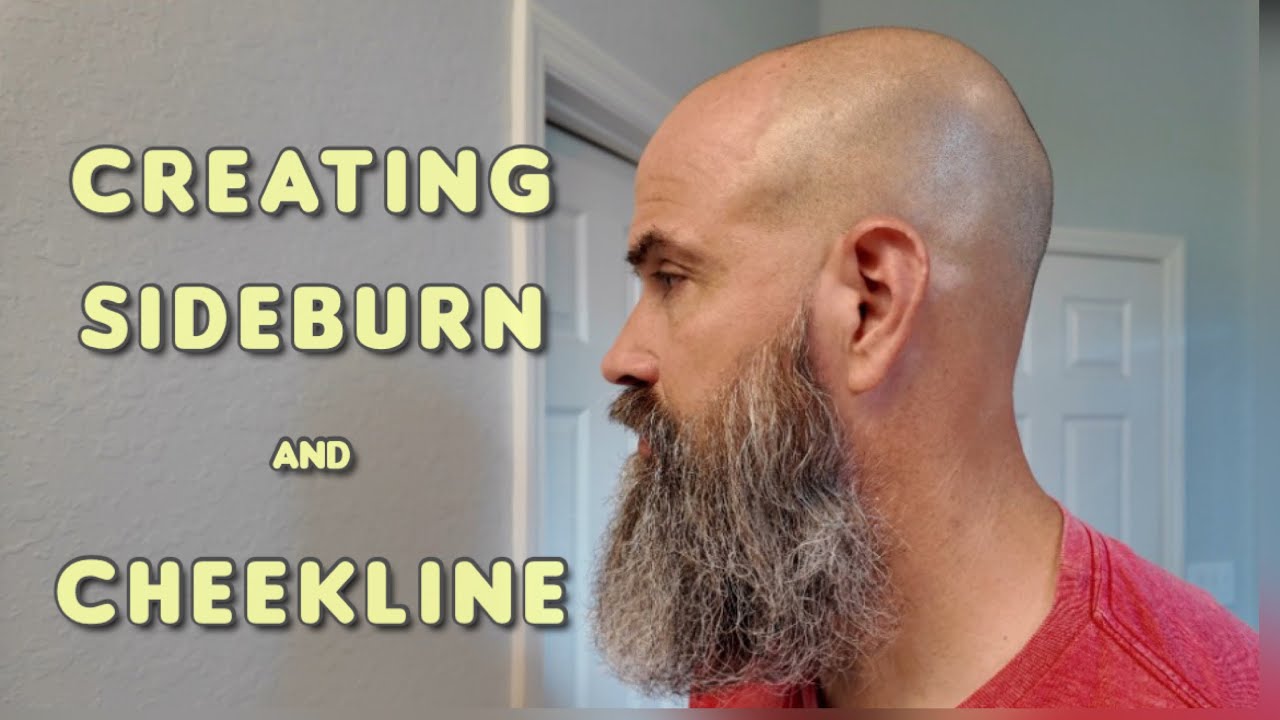 How I Trim the Sideburns & Cheekline for a Better Sidebeard - YouTube