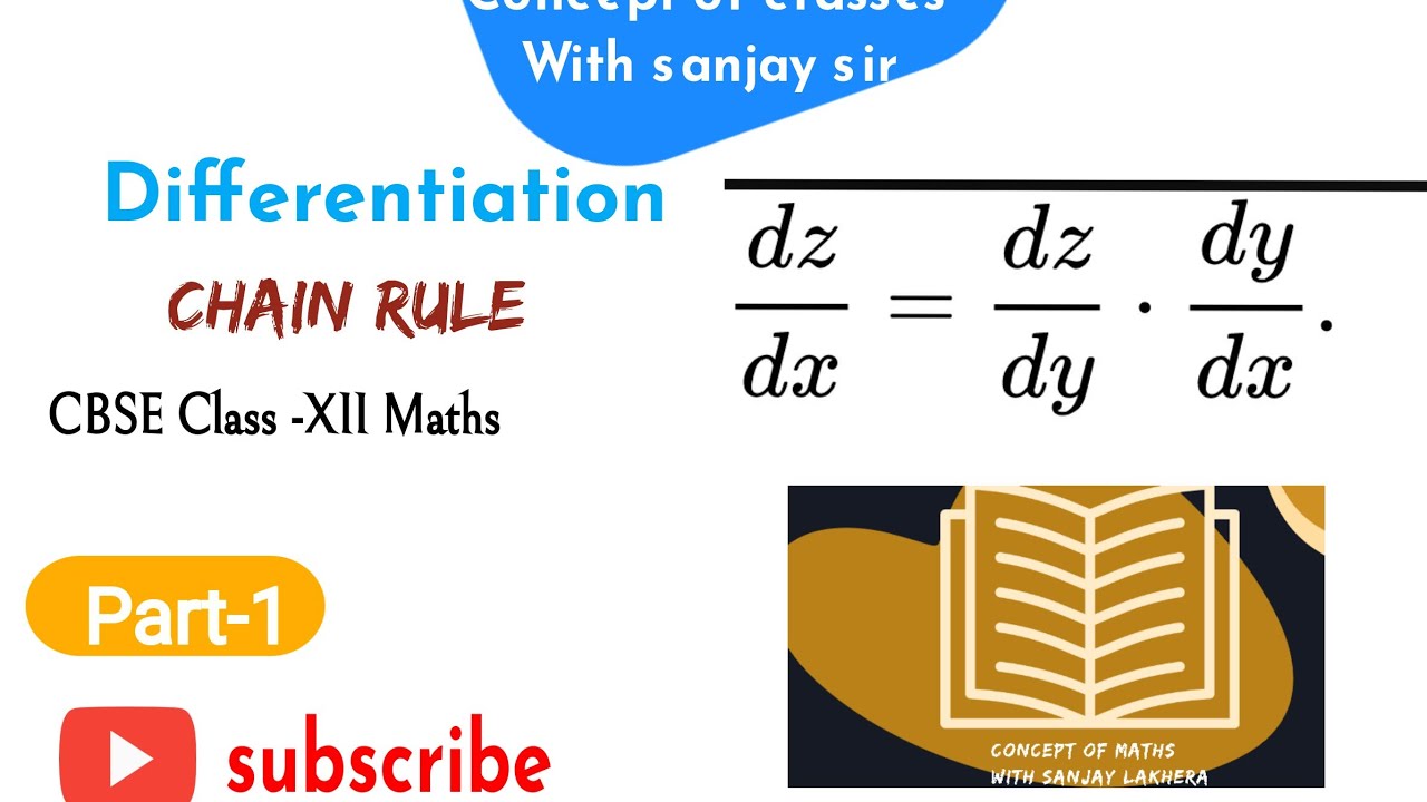 Chain Rule ||DIFFERENTIATION|NCERT|CLASS-12|Maths|| - YouTube