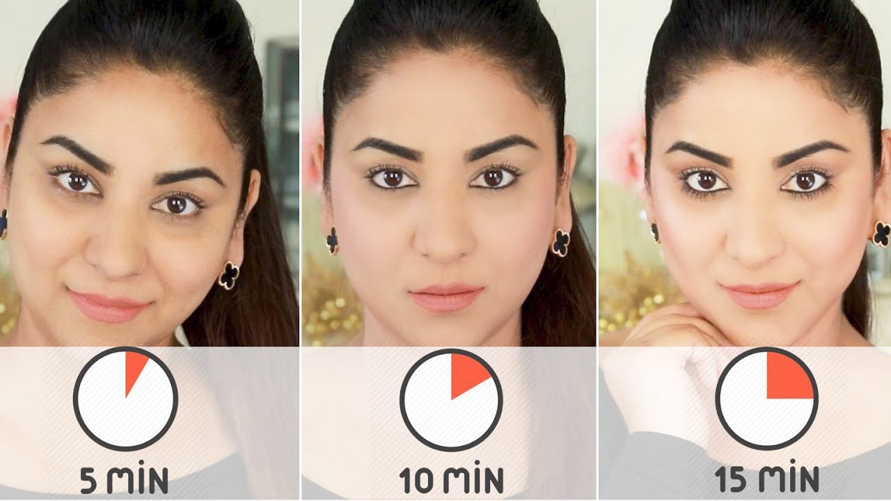 5, 10 & 15 Minute Easy Everyday/Work Makeup Tutorial - YouTube