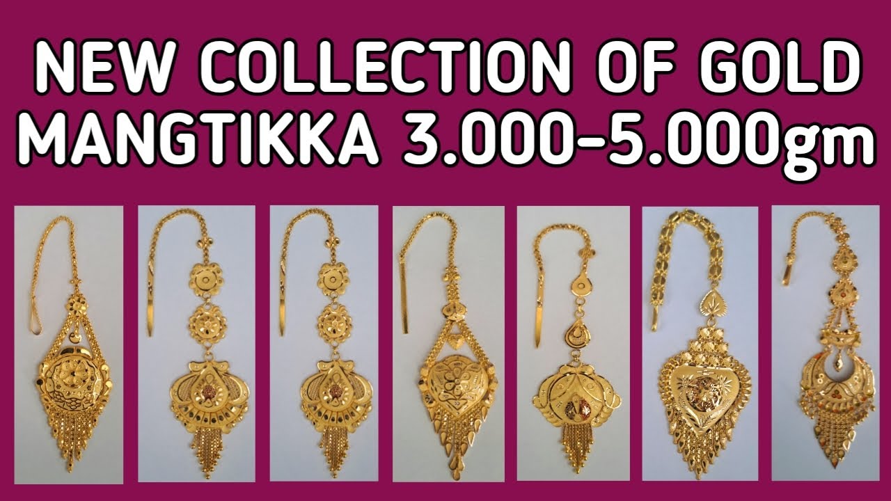 New Collection Of Bridal Gold Maang Tikka | Latest Gold Mangtika Ki ...