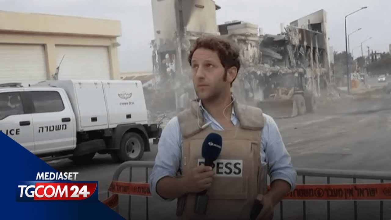 Paura a Sderot durante la diretta del nostro collega Elia Milani - YouTube