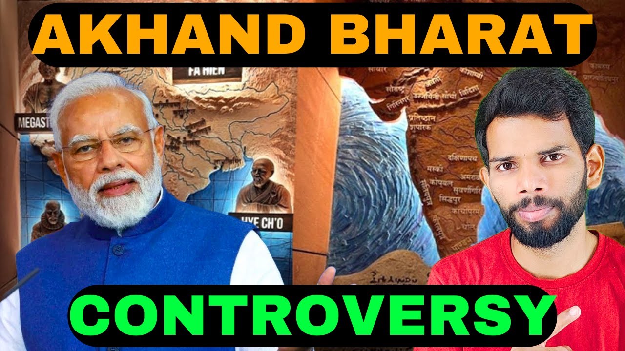 Akhand Bharat Map in New Parliament - YouTube