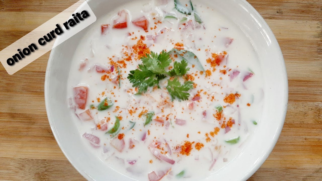 ഉള്ളി തൈര് സാലഡ് || Onion Curd Raita for Biriyani || - YouTube