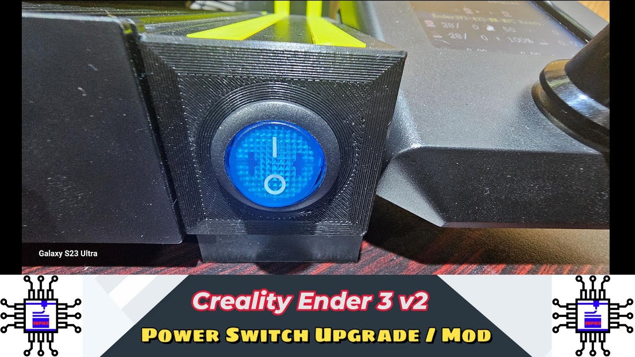 Creality Ender 3 v2 Power Switch Upgrade - YouTube