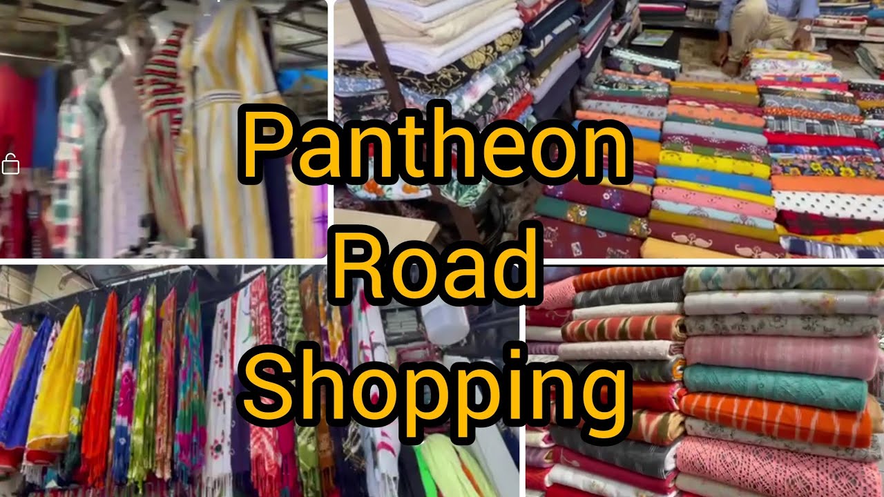 Pantheon Road shopping chennai || Chennai Street shopping|| cotton ...