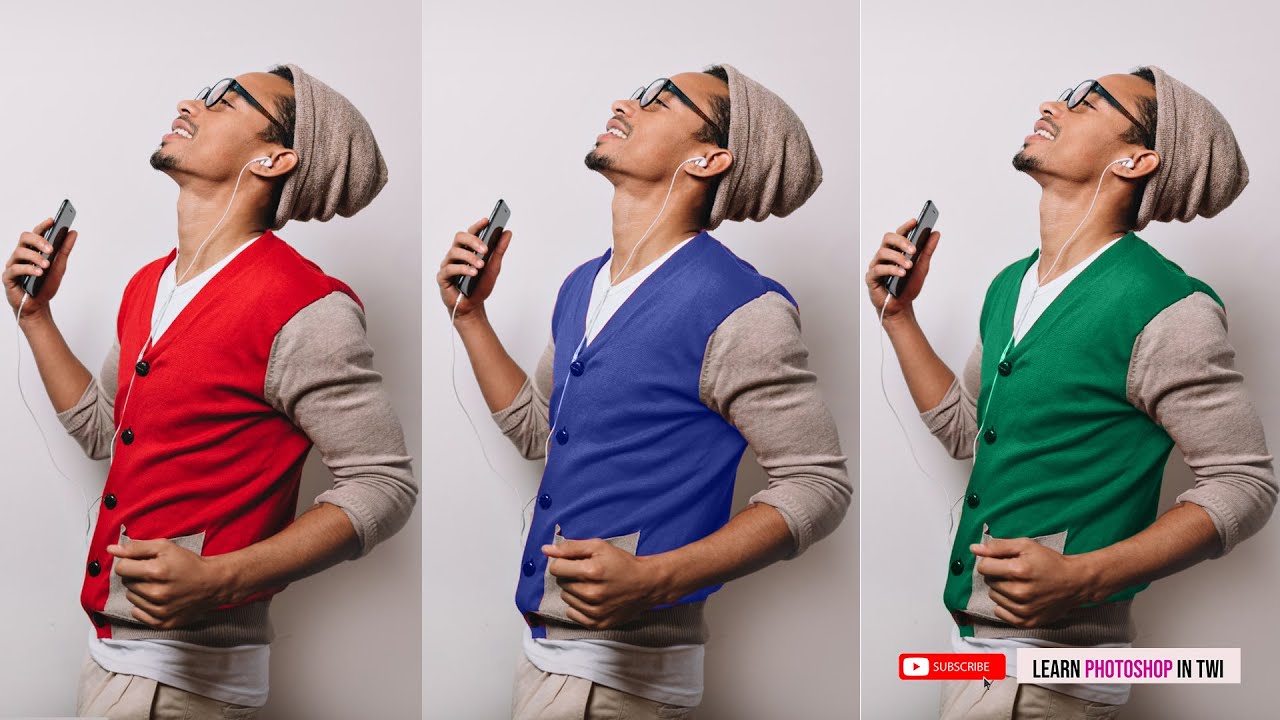 How to Change the Color of Clothing in Photoshop - YouTube