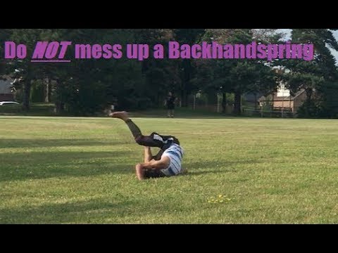 BACKFLIP LANDED ON NECK 🤕 - YouTube