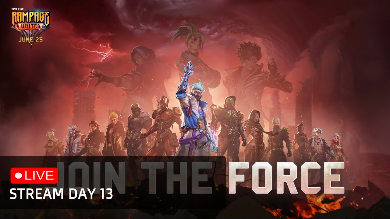 Day 13: Garena Free Fire MAX : 🔴 Live stream | Playing Solo & Squad ...