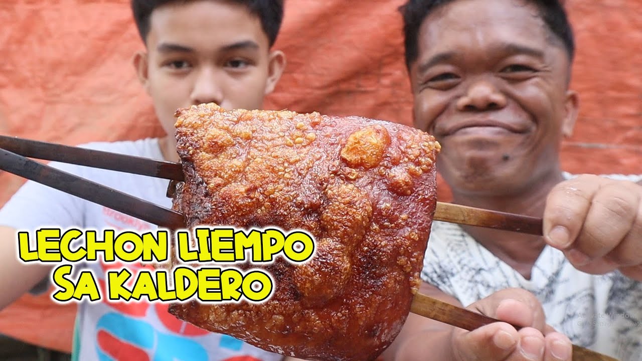 LECHON LIEMPO SA KALDERO MAY TUBIG AT ASIN - YouTube