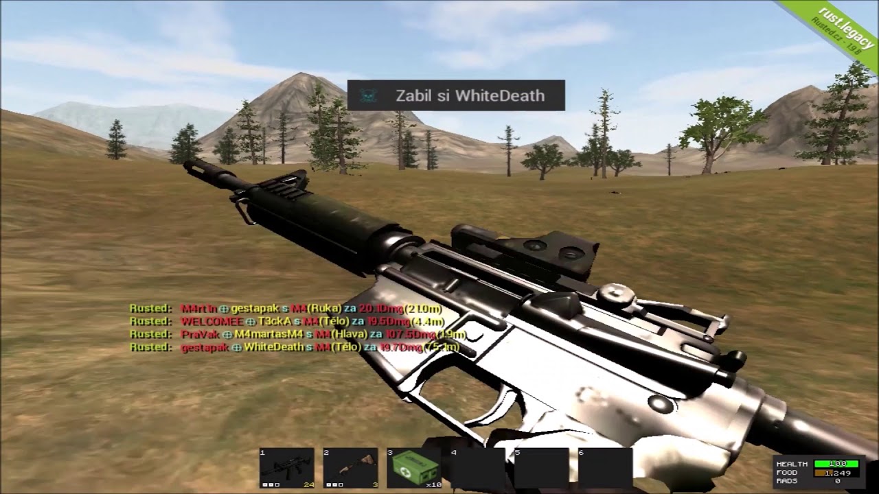 Rust legacy-Arena m4/bolt - YouTube