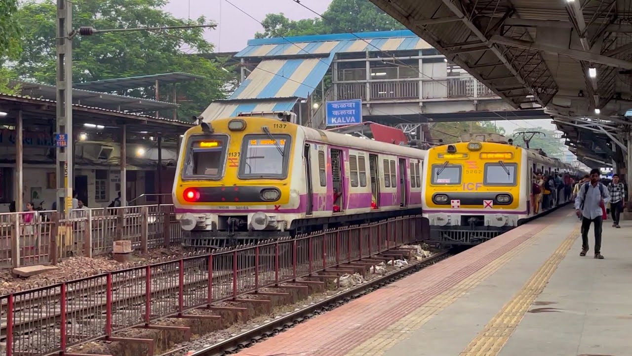 Perfect Trains Crossing : Mumbai Local Trains : Csmt Up & Dn Local ...