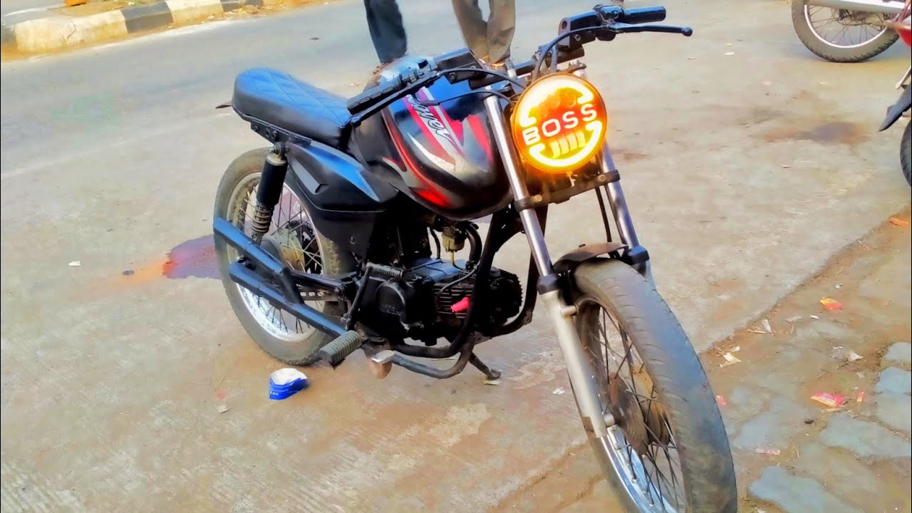 discover fuel tank alter Splendor bike #modified - YouTube