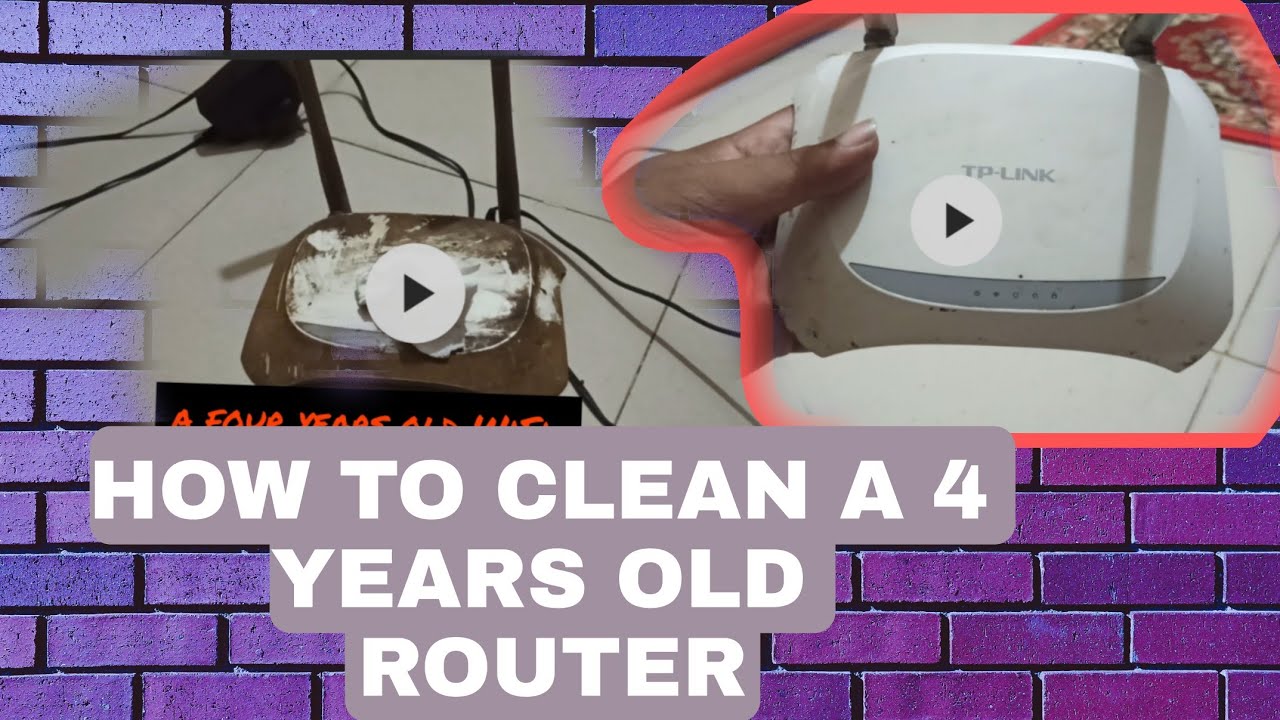 How to clean your old router || tricks & tips|| - YouTube