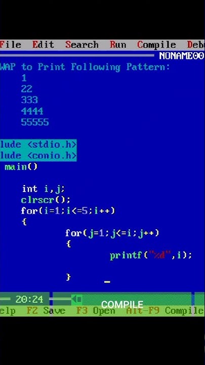wap to print pattern||write a program to print *pattern||c||c++||@codewithkaran2961 - YouTube