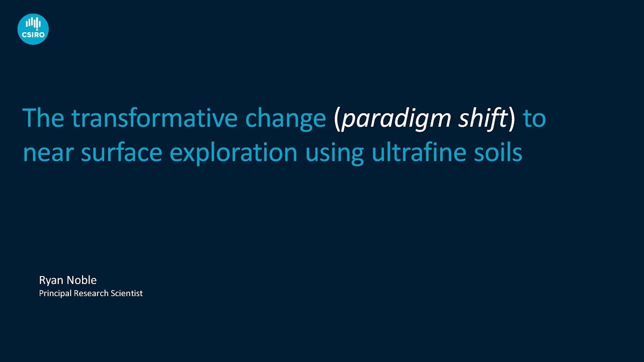 Ryan Noble, CSIRO - UltraFine+ The transformative change to near ...