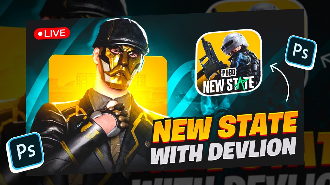 How To Make New State Mobile Live Stream Thumbnail On Android | New ...