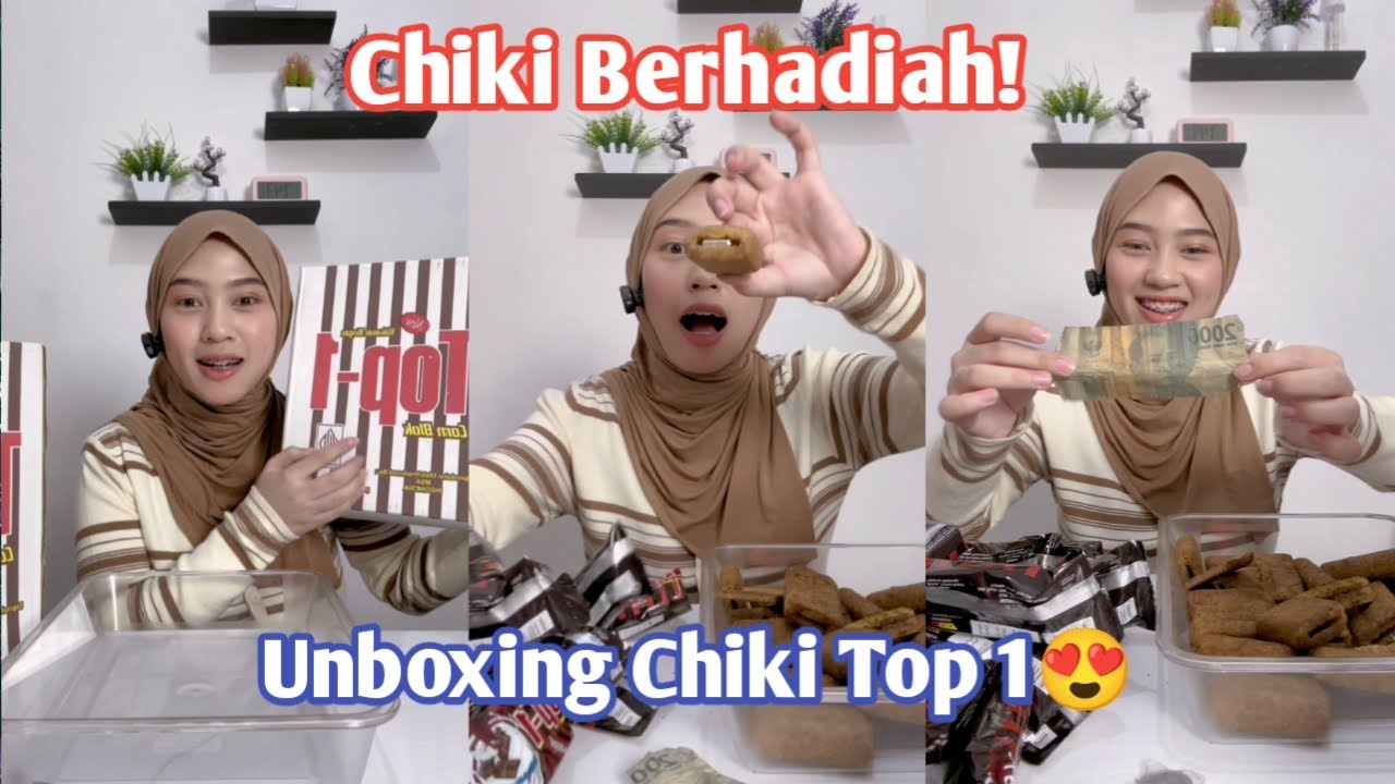 HADIAHNYA DI LUBANG🤣 UNBOXING CHIKI TOP 1 BERHADIAH - YouTube