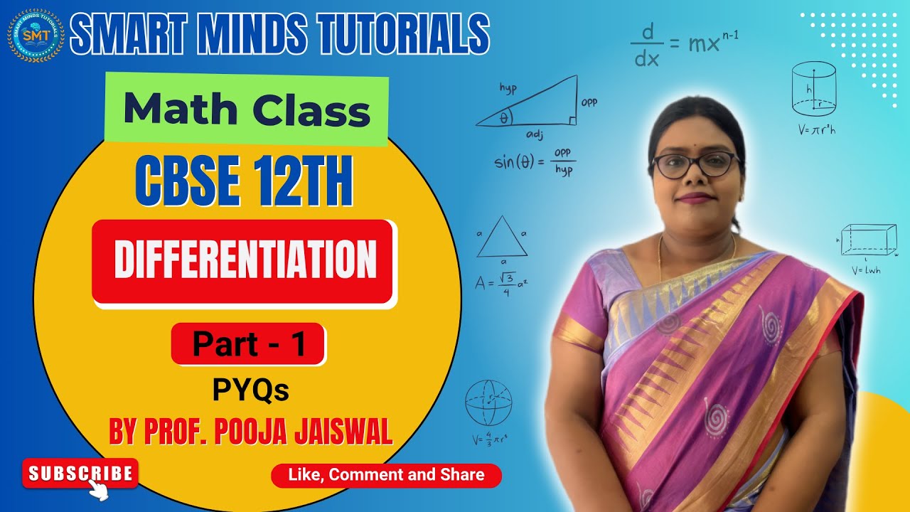 Differentiation PYQs Part 1|Class 12 CBSE| #differentiation #Class12# ...