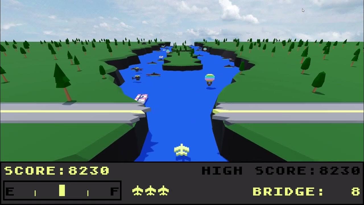 Update on River Raid 3D (Godot Engine) - YouTube