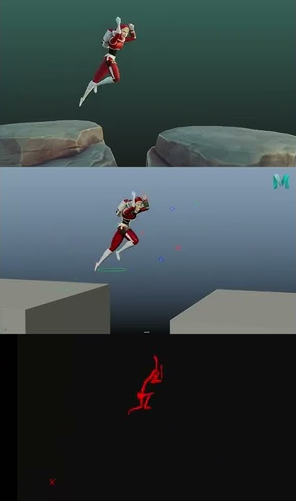 Jump animation practice using Maya - YouTube
