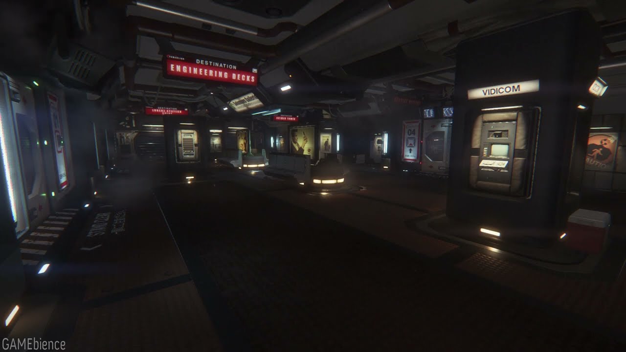 3 Hour - Alien: Isolation - Transit Station Ambience - YouTube