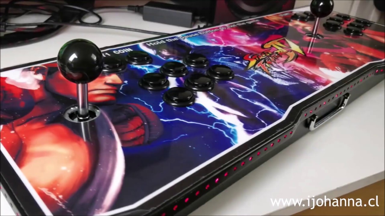 Importadora Johanna Consola Arcade 815 Juegos Pandora Box 4S - YouTube