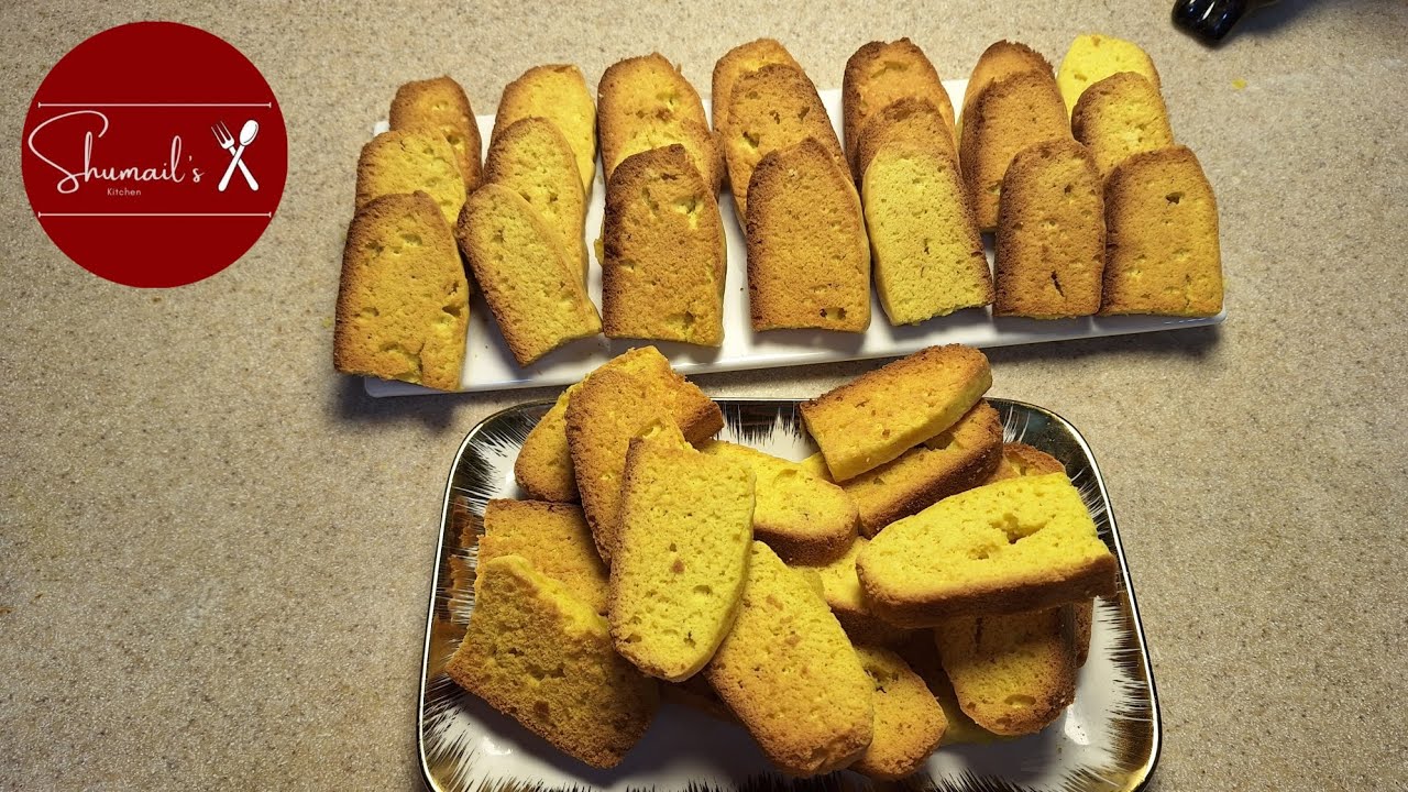 Easy cake rusk recipe || How to make cake rusk at home || Cake rusk by ...