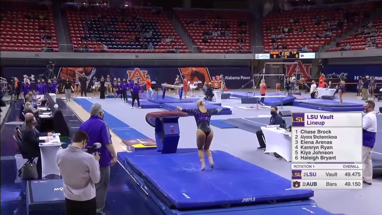 Chase Brock Vault LSU @ Auburn 2021 9.800 - YouTube