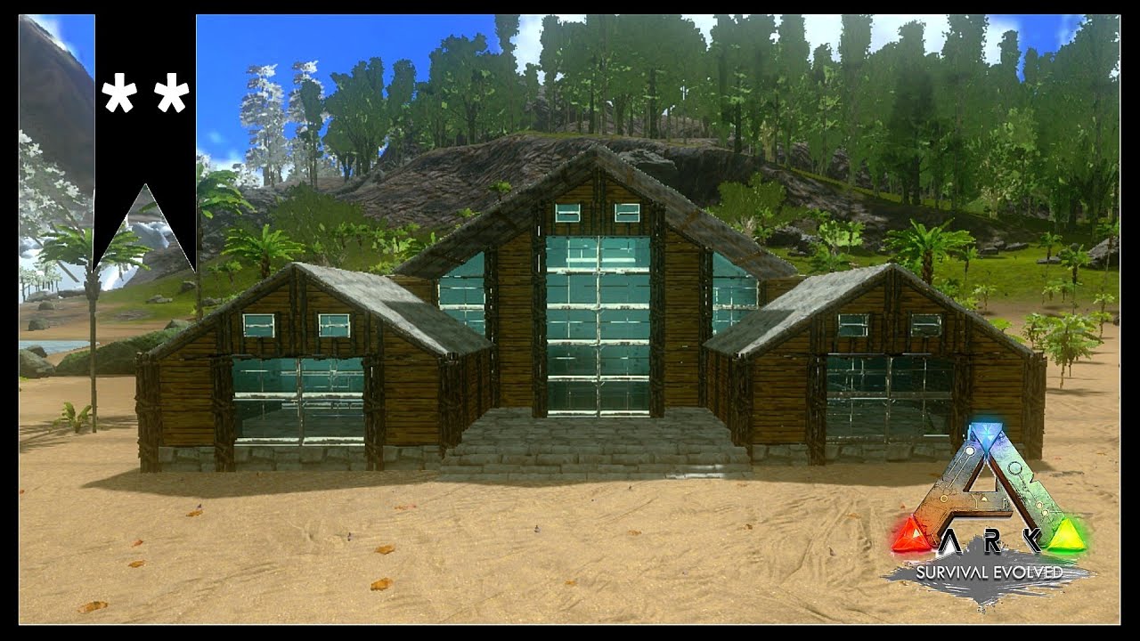 Big House 3 in 1 | ARKconstruction | ARK Survival Evolved Mobile - YouTube