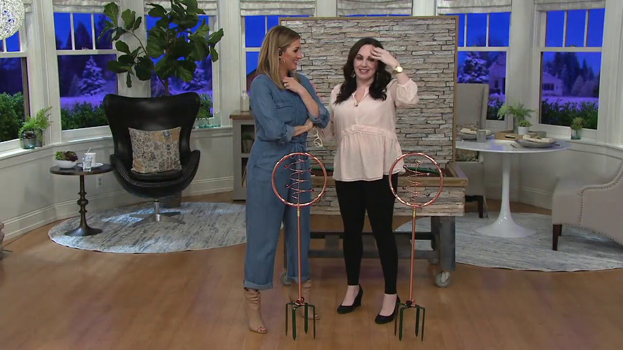 Water in Motion Decorative Sprinkler & Spinner with Glass Balls on QVC ...